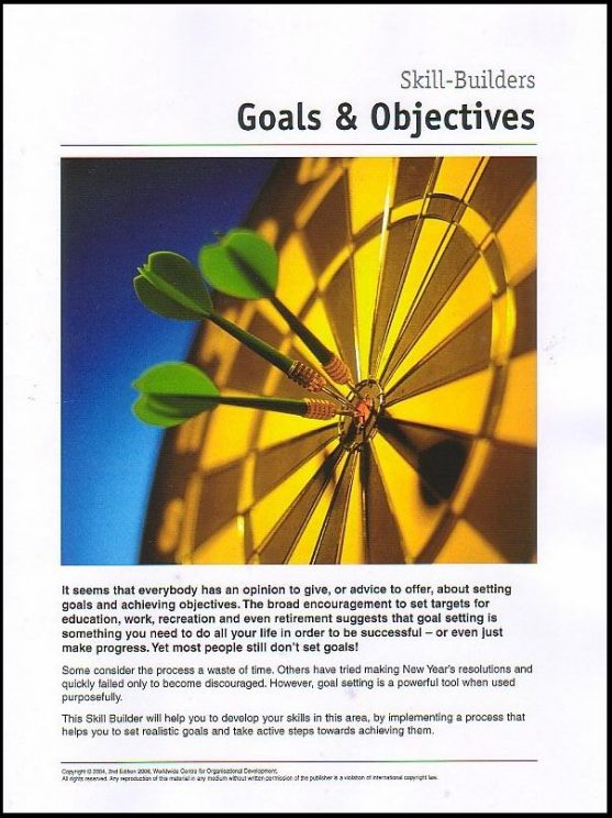 Goals and Objectives: Skill Builder Booklet - InFocus